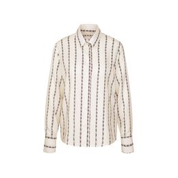 Seidensticker Bluse 'Schwarze Rose' Damen Größe L ecru / marine
