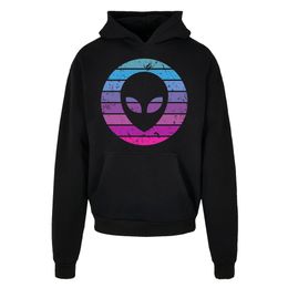 F4NT4STIC Sweatjacke 'Alien Kopf' Herren Gr&ouml;&szlig;e XXL hellblau / lila / schwarz