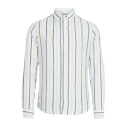 Casual Friday Leinenhemd ' CFDYLAN striped ' Herren Gr&ouml;&szlig;e XL blau