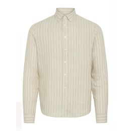 Casual Friday Leinenhemd ' CFDALLAS striped ' Herren Gr&ouml;&szlig;e L taupe