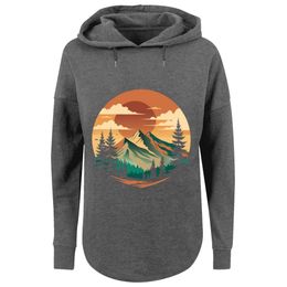 F4NT4STIC Sweatshirt 'Sonnenuntergang Berglandschaft' female Grey size XS