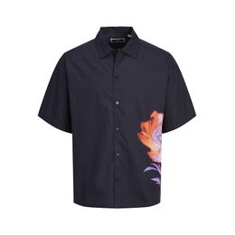 Jack & Jones Jack & Jones Button Up Shirt 'JCOBloom' male Blue size L