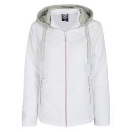 NAVIGAZIONE &Uuml;bergangsjacke Damen Gr&ouml;&szlig;e XXL grau / pink / wei&szlig;
