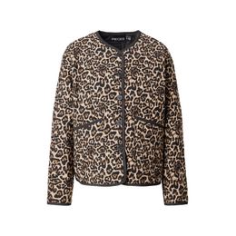 Pieces Jacke 'PCMalina' Damen Größe XL dunkelbeige / braun / schwarz