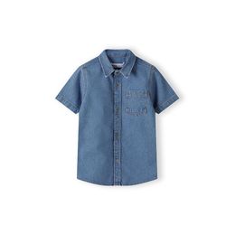 MINOTI Button Up Shirt boy Blue size 12-13y
