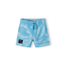 MINOTI Shorts Jungen Gr&ouml;&szlig;e 110/116 hellblau / wei&szlig;