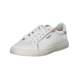 Pepe Jeans Sneaker Damen Größe 39 brokat / hellgrau / weiß