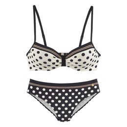 Lascana Bikini female Black size 44