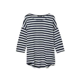 Véro Moda VERO MODA Shirt 'VMLuna Malena' Damen Größe M navy / weiß