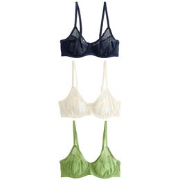 next Bra female Blue, Green, White size 85