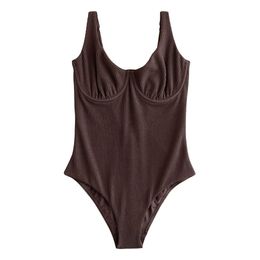 next Swimsuit female Brown size 80
