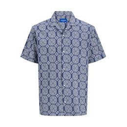 Jack & Jones Jack & Jones Button Up Shirt 'JORSeersucker' male Blue size S