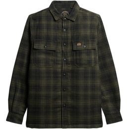 Superdry Jacke 'Miller' Herren Größe S dunkelgrün / schwarz
