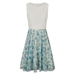 Kleo Cocktailkleid Damen Gr&ouml;&szlig;e 44 aqua / wei&szlig;