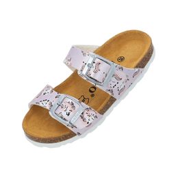 Palado Pantolette 'Samos G' Jungen Gr&ouml;&szlig;e 31 rosa / ros&eacute; / schwarz / wei&szlig;