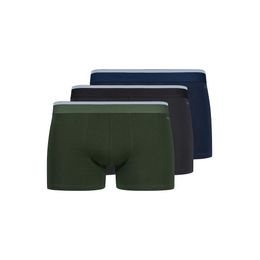 Skiny Boxershorts Herren Gr&ouml;&szlig;e M dunkelblau / gr&uuml;n / schwarz