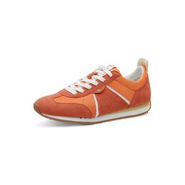 Tamaris Sneaker Damen Gr&ouml;&szlig;e 38 mandarine / dunkelorange / wei&szlig;
