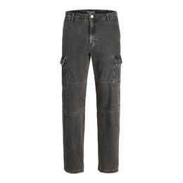Jack & Jones Jack & Jones Cargo Jeans 'JJIEddie JJWade' male Black size 30