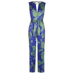 Kleo Jumpsuit Damen Gr&ouml;&szlig;e L blau / grasgr&uuml;n