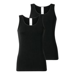 Schiesser Undershirt 'Modern Multipacks' female Black size 42