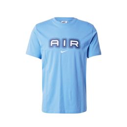 Nike Sportswear T-Shirt 'AIR' Herren Größe M hellblau / weiß