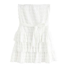 next Kleid Damen Größe 48 weiß Winterkleid