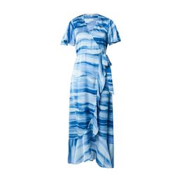 Object Kleid 'OBJSALLY' Damen Größe 38 blau / hellblau Winterkleid