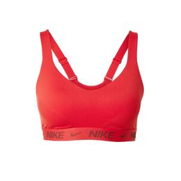 Nike Sport-BH 'INDY' Damen Größe L hellrot / schwarz