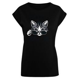 F4NT4STIC Shirt 'K&auml;tzchen You Gotta Be Kitten Me!' female Black size L