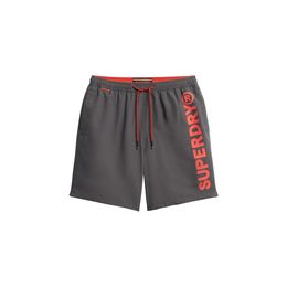 Superdry & Co Badeshorts Herren Gr&ouml;&szlig;e XXL anthrazit / orange / koralle / schwarz