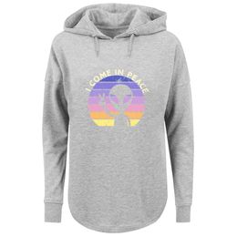 F4NT4STIC Sweater 'Alien Peace Sunset' female Grey size XL