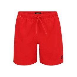 Superdry Badeshorts 'Essential' Herren Gr&ouml;&szlig;e L marine / rot