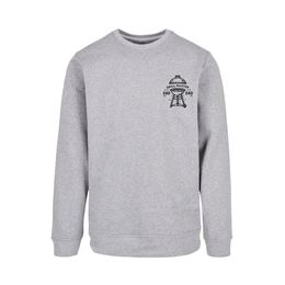 F4NT4STIC Sweatshirt 'Vatertag Grill Master f&uuml;r BBQ-V&auml;ter' Herren Gr&ouml;&szlig;e XL graumeliert / schwarz