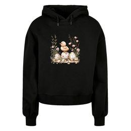 F4NT4STIC Sweatshirt 'Ostern K&uuml;ken Ei Blumen' female Black size M