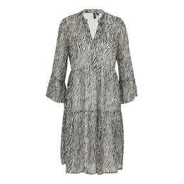 Vero Moda Tall Kleid 'VMSMILLA' Damen Größe 38 schwarz / weiß Winterkleid