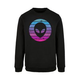 F4NT4STIC Sweatshirt 'Alien Kopf' Herren Gr&ouml;&szlig;e XXXL blau / lila / pink / schwarz