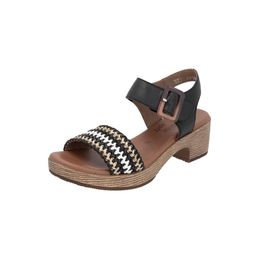 Remonte Sandale Damen Größe 41 beige / schwarz / weiß