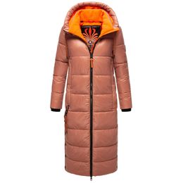 Navahoo Damen Steppmantel "Schmuseengel", orange, Gr. XS, Oberstoff: 100% Nylon, Futter: 100% Polyester, Wattierung: 100% Polyester, Ärmelfutter:
