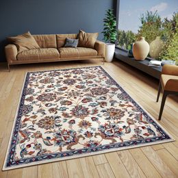 Teppich Hanse Home, B:200cm H:8mm L:280cm, beige, Jute, Polyester, Polypropylen (PP), Wohnzimmer, Teppiche, "Caracci", L&auml;ufer, Orientalisch,
