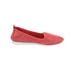 Andrea Conti Damen Slipper, Gr. 41, pink, Glattleder, Leder, Schuhe
