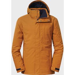 Schöffel SCHÖFFEL Herren Outdoorjacke "Ins. Jacket Bastianisee M", orange, Gr. 48, 100%Polyester, Jacken