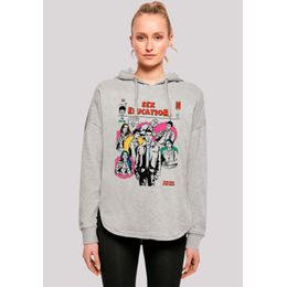 F4NT4STIC Damen Kapuzenpullover "Sex Education Magazine Cover Netflix TV Serie", grau, Gr. M, Obermaterial: 100% Baumwolle, Pullover, Premium Qualit&auml;t