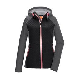 Killtec Damen Funktionsjacke "KOS 363 WMN JCKT", grau, Gr. 46, Oberstoff 1: Oberseite: 100% Polyester, Wattierung: 100% Polyester, R&uuml;ckseite: 100%