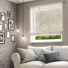 Neutex for you! Raffrollo NEUTEX FOR YOU, B:60cm H:140cm, braun, Jacquard, Obermaterial: 100% Polyester, Wohnzimmer, Raffrollos, "Libre-ECO"