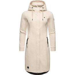 Ragwear Damen Kurzmantel "Letti Long", beige, Gr. M, Fleece, Obermaterial: 54% Polyester, 41% Baumwolle, 5% Viskose, Mäntel, Übergangsjacke aus