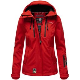 Marikoo Damen Softshelljacke "Kleine Zicke", rot, Gr. L, Obermaterial: 98% Polyester, 2% Elasthan, Innenseite: 100% Polyester, Jacken, sportliche