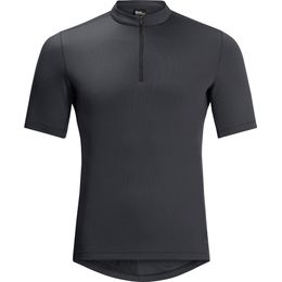 Jack Wolfskin Herren Funktionsshirt "BIKE COMMUTE HZ T M", grau, Gr. XXL, Style:1. Oberstoff 100% POLYESTER; 2.FUTTER: 100% POLYESTER, Shirts