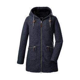 G.I.G.A. by Killtec Damen Fleecejacke "GW 55 WMN KNTFLC PRK", blau, Gr. 44, G.I.G.A. DX BY KILLTEC, 50% Baumwolle 50% Polyester, Jacken