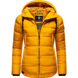 Navahoo Damen Steppjacke "Renesmee", gelb, Gr. XS, Oberstoff: 100% Polyester; Futter: 100% Polyester; Wattierung: 100% Polyester; &Auml;rmelfutter: 100%