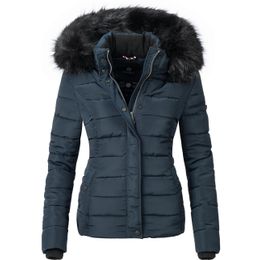Navahoo Damen Steppjacke "Miamor", blau, Gr. XL, Oberstoff: 100% Polyester; Futter: 100% Polyester; Wattierung: 100% Polyester; Ärmelfutter: 100%